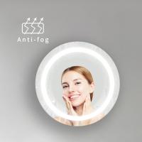 China Compact Bathroom Mirror With Lights Corrosion Protection Adjustable Lighting for sale