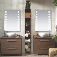 China Dustproof LED Strip Bathroom Mirror Easy Installation with Touchable Screen for sale