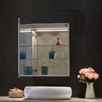 China Stainless Steel Led Medicine Cabinet Modern Luxury Smart Bathroom Mirror Cabinet for sale