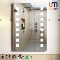 China Hotels Illuminated LED Lighted Mirror Cabinet high Visibility With Defogger for sale