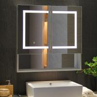 China Smart Mirror with Bluetooth and LED Lighted Rectangle Medicine Cabinet for sale