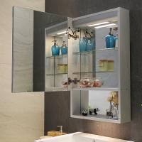 China Quanlity Assurance Aluminium Medicine Cabinet with LED Light Bulb and Mirrored Decoration for sale