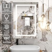 China Plug Type 1.1meter Hardwire Mirrored Cabinets with Cabinet Storage and LED Light for sale