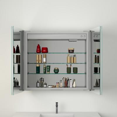 China Easy Cleaning Illuminated Led Mirror Cabinet High Precision Erosion Resistant for sale