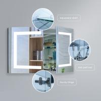 China Long Lasting Led Medicine Cabinet Mirror Fashionable Vanity Mirror Cabinet With Lights for sale