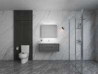 China Illuminated Bathroom Mirror Cabinet Modern Stylish With Lights For Home And Hotel for sale