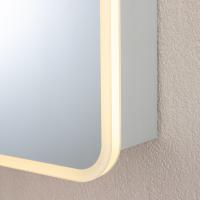 China Double Door Anti-Fog Lighted Vanity Mirror Medicine Cabinet LED Touch Sensor Adjustable for sale