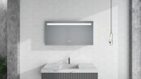 China Intelligent Led Medicine Cabinet Mirror Automatic Lift Light Up Medicine Cabinet Mirror for sale
