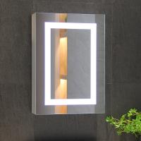 China Wall - Mounted Bathroom Cabinet With Led Mirror With Touch Switch For Hotel for sale