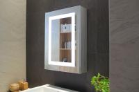 China Wall - Mounted Bathroom Cabinet With Led Mirror With Touch Switch For Hotel for sale