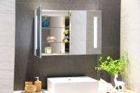 China Smart Light Up Medicine Cabinet Mirror Double Side Long Lasting Dimmable brightness for sale