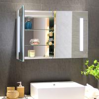 China Home Decor Led Medicine Cabinet Mirror Rust Resistance Lighted Mirror Medicine Cabinet for sale