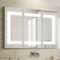 China Wall Hanging Led Medicine Cabinet Mirror Easy Installation Backlit Mirror Medicine Cabinet for sale