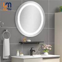 China Illuminated 5mm Polished Silver Mirror For Elegant House Bathroom Decor for sale
