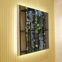 China Touch Control Custom Bathroom Mirrors Salons Custom Makeup Mirror With Lights for sale