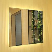 China Touch Control Custom Bathroom Mirrors Salons Custom Makeup Mirror With Lights for sale
