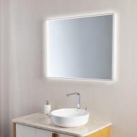 China Illuminated Bluetooth Bathroom Mirror With Color Temperature Options And 90° Shine Angle for sale