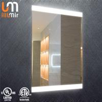 China Silver Smart Custom Bathroom Mirrors Waterproof Led Strip Vanity Mirror for sale