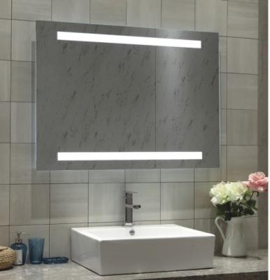 China Hotel Custom Illuminated Bathroom Mirrors Safety Wall Mount Moisture Resistant for sale