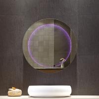 China 80cm Diameter Infinite LED Mirror Wall Mounted High Brightness For Hotels for sale