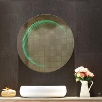 China 80cm Diameter Infinite LED Mirror Wall Mounted High Brightness For Hotels for sale
