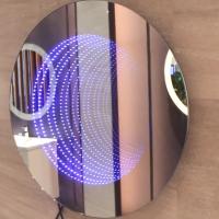 China Motion Sensor Switch LED Infinity Bathroom Mirror Easy Installation Customizable for sale