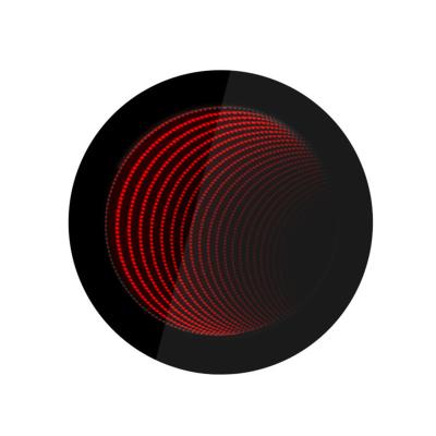 China Decorative Infinity Illuminated Mirror Wall Mounting For Luxury Hotel for sale