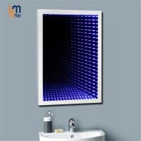 China Decorative Infinity Illuminated Mirror Wall Mounting For Luxury Hotel for sale