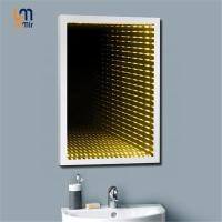 China Decorative Infinity Illuminated Mirror Wall Mounting For Luxury Hotel for sale