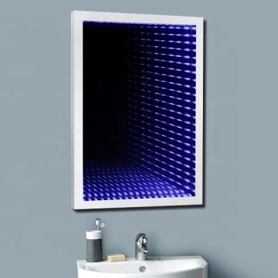 China Customized Led Infinity Mirror Replaceable Light Strip Infinity Bathroom Mirror for sale