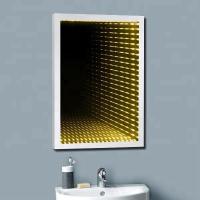 China Easy Installation LED Infinity Mirror Wall Mounted 3D Mirror With Lights for sale