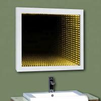 China Easy Installation LED Infinity Mirror Wall Mounted 3D Mirror With Lights for sale