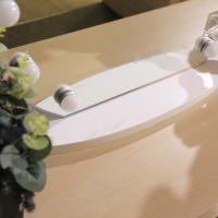 China Round LED Vanity With Mirror And Lights Desktop Adjustable Lighting for sale