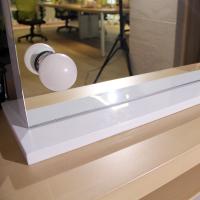 China Smart Tabletop Lighted Makeup Mirror High Brightness With Dimmable LED for sale