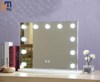 China Adjustable Makeup Vanity Mirror With Lights 24 Bulbs Aluminum Frame for sale