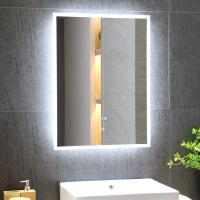 China Modern Design Makeup Mirror With Lights Touch Sensor Anti Fog Illuminated Vanity Mirrors for sale
