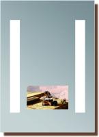 China Customized Led Bathroom Mirror With TV High Brightness Water Resistant for sale