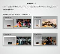 China Customized Led Bathroom Mirror With TV High Brightness Water Resistant for sale