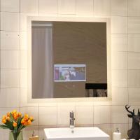 China Bluetooth Speaker Lighted Mirror Waterproof TV Mirror With Built In TV for sale