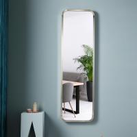 China Dimmable Lighting Full Length Bedroom Mirror Moisture Resistant Copper Free Silver Mirror for sale