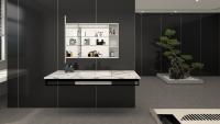 China LED Mirror Cabinet Bathroom Vanity Set for Luxury Commercial Hotel Center by Eterna for sale