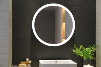 China Golden Metal Framed Makeup Mirror for Home Hanging Decorative in Fitness Gym Center for sale