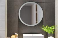 China Golden Metal Framed Makeup Mirror for Home Hanging Decorative in Fitness Gym Center for sale