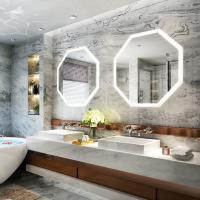 China Backlit Makeup Illuminated Hotel Wall Customized Size Led Bathroom Mirror with Light for sale