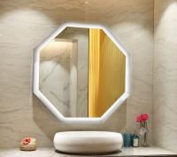 China Backlit Makeup Illuminated Hotel Wall Customized Size Led Bathroom Mirror with Light for sale