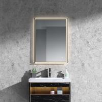 China Customized Size 2023 High Output 2835 SMD Touch Screen LED Hotel Bathroom Vanity Mirror for sale