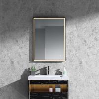 China Customized Size 2023 High Output 2835 SMD Touch Screen LED Hotel Bathroom Vanity Mirror for sale