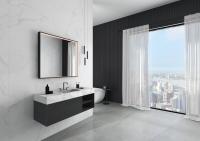 China Customized Size 2023 High Output 2835 SMD Touch Screen LED Hotel Bathroom Vanity Mirror for sale