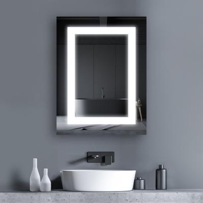 China Modern Style Wall Mount Backlit Lighted LED Bathroom Vanity Mirrored Medicine Cabinet for sale