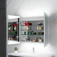 China Bathroom Mirrored Cabinet with Drawers and LED Light The Perfect Storage Solution for sale